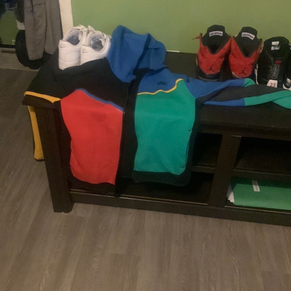 Nike | Jackets & Coats | Nike Tech Fleece Multi Color | Poshmark